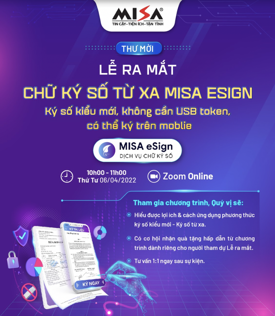MISA eSign đáp ứng được nhu cầu làm việc từ xa của doanh nghiệp - Chữ ...
